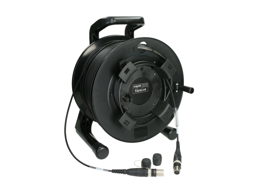 Opticalcon quad optical cable drum 100 MTR - Television Film Services - UK